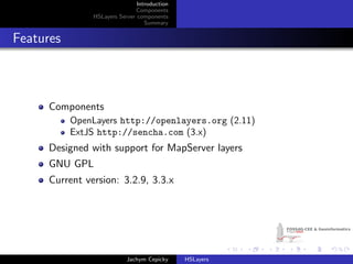 HSLayers Mapping framework | PPT