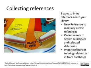 Using Reference Management Tools: EndNote and Zotero | PDF