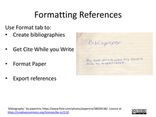 Using Reference Management Tools: EndNote and Zotero | PDF