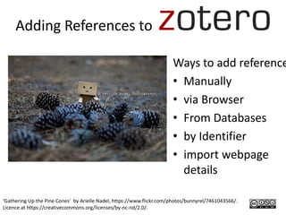 Using Reference Management Tools: EndNote and Zotero | PDF