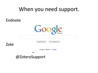 Using Reference Management Tools: EndNote and Zotero | PDF