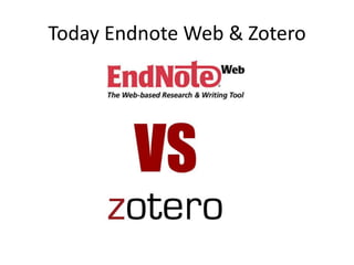 Using Reference Management Tools: EndNote and Zotero | PDF
