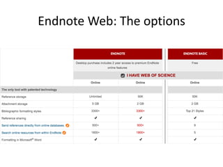 Using Reference Management Tools: EndNote and Zotero | PDF