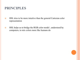 HSL & HSV colour models | PPTX