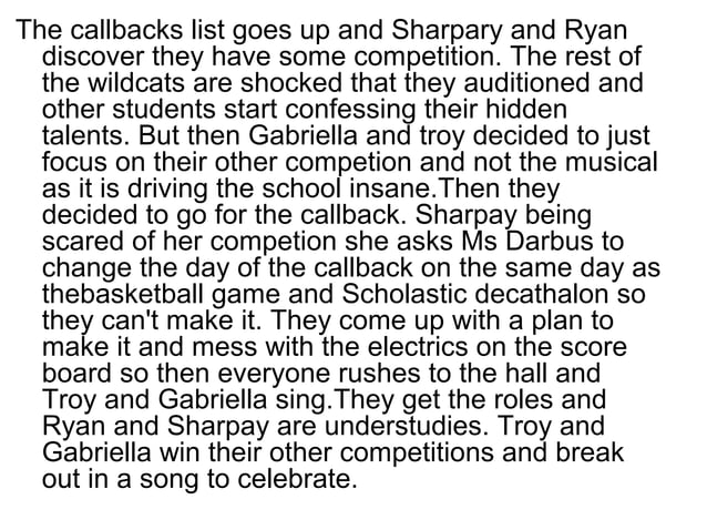 High School Musical | PPT
