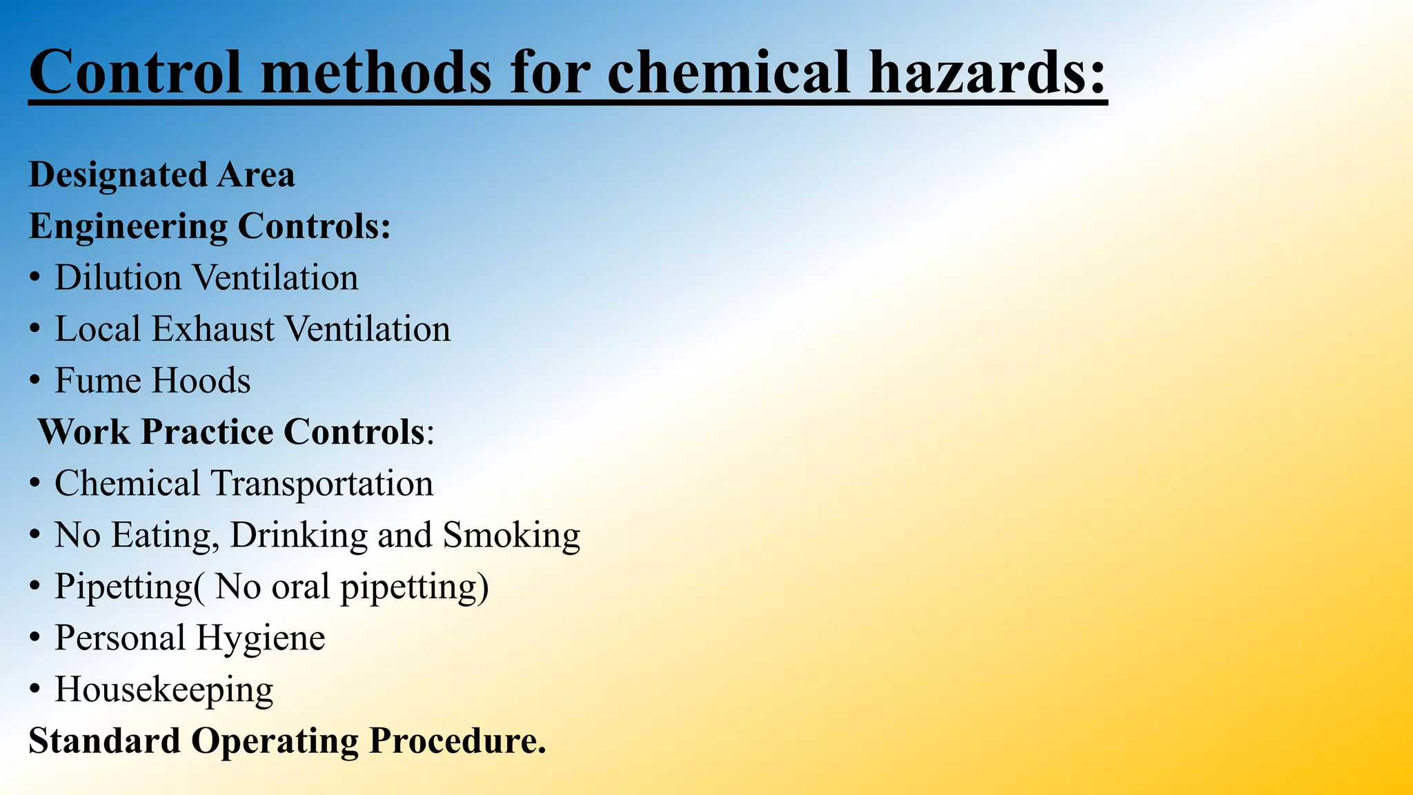 Chemical Based hazards. | PPTX