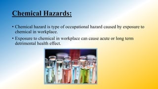 Chemical Based hazards. | PPTX