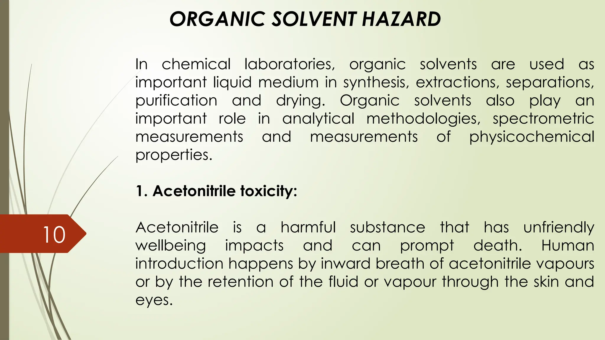 Sources Of Chemical Hazards, Hazard of organic synthesis, Sulfonating ...