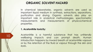 Sources Of Chemical Hazards, Hazard of organic synthesis, Sulfonating ...