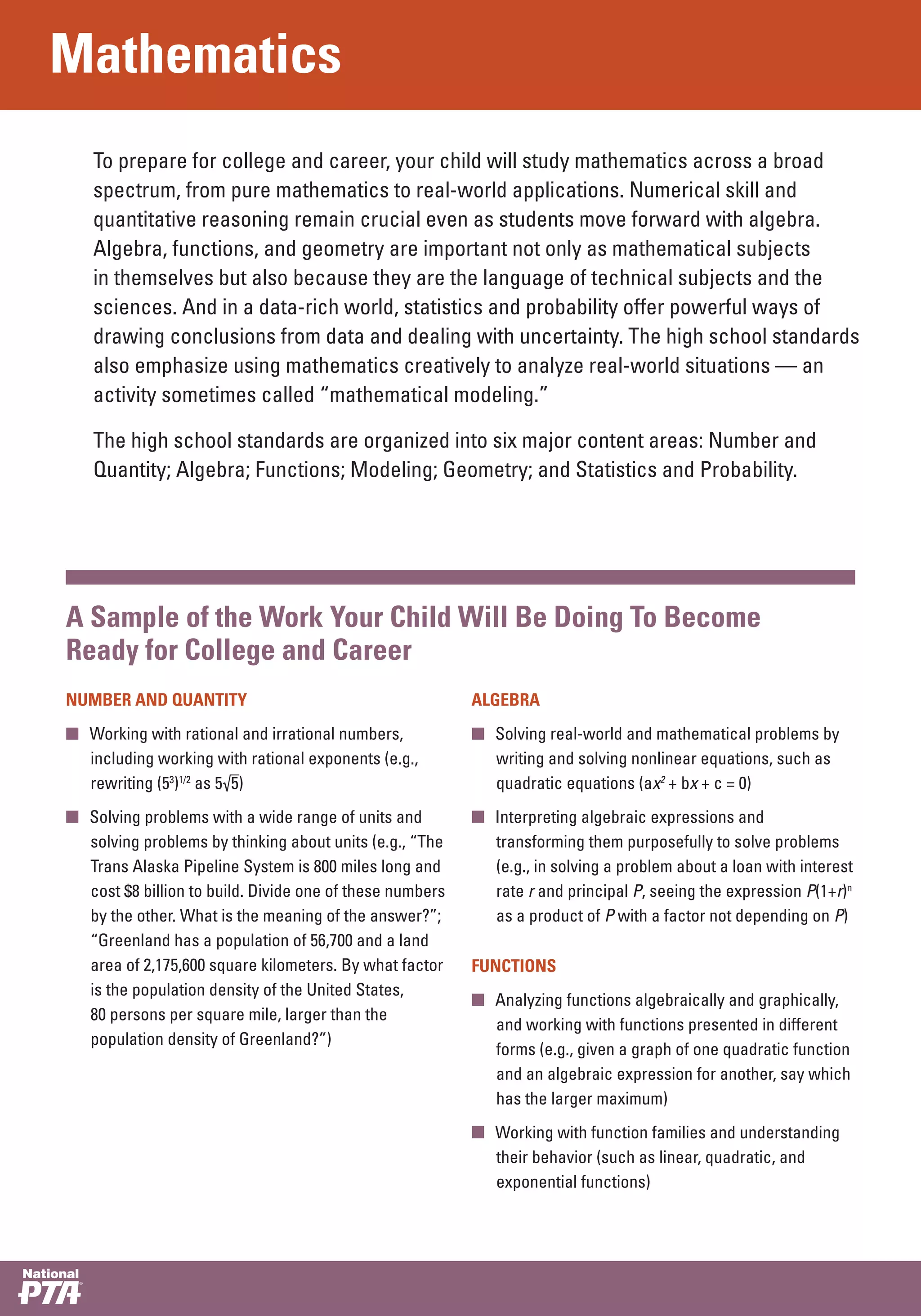 High School math | PDF