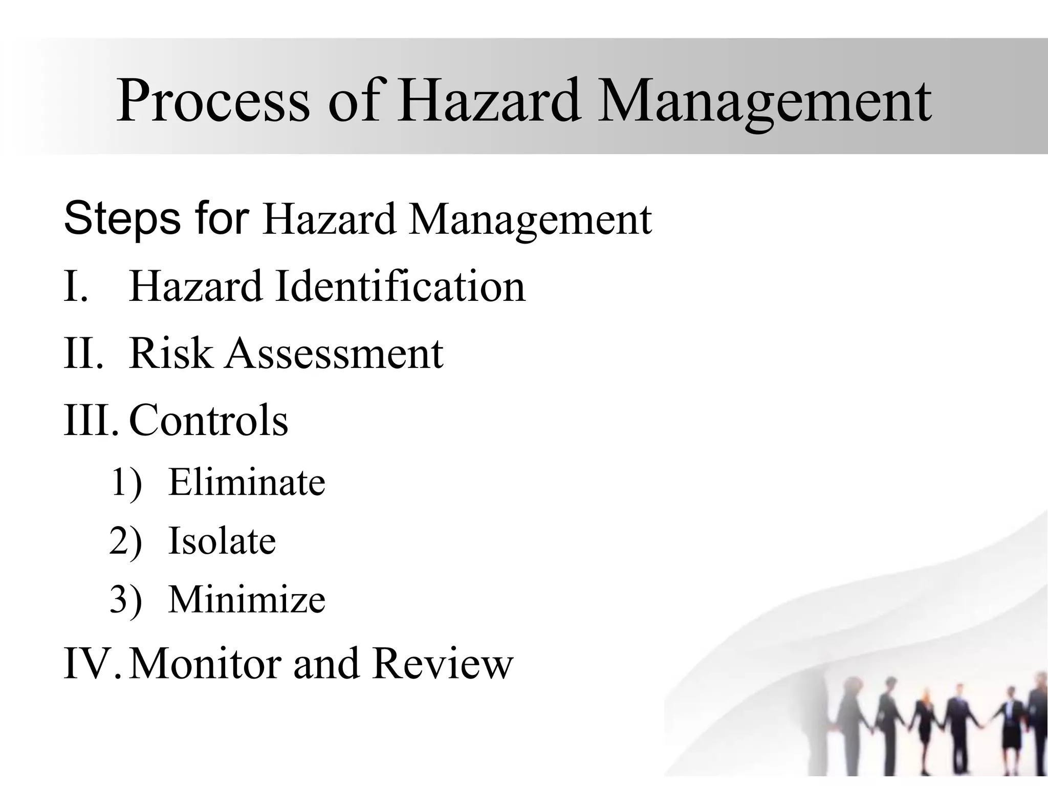 Hazard and Risk Management | PPTX