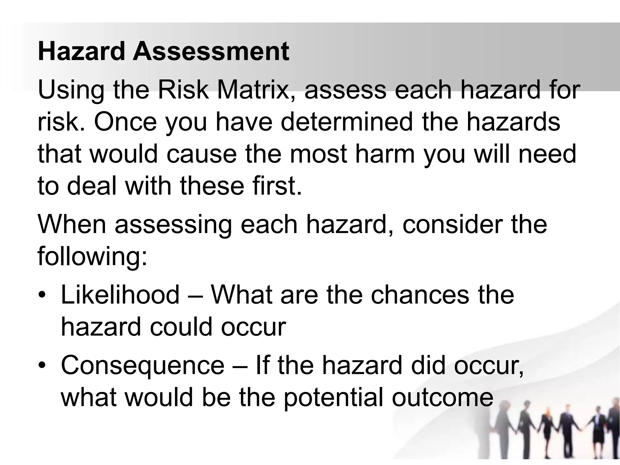 Hazard and Risk Management | PPTX