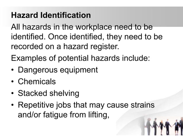 Hazard and Risk Management | PPTX