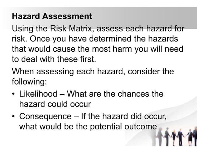 Hazard and Risk Management | PPTX