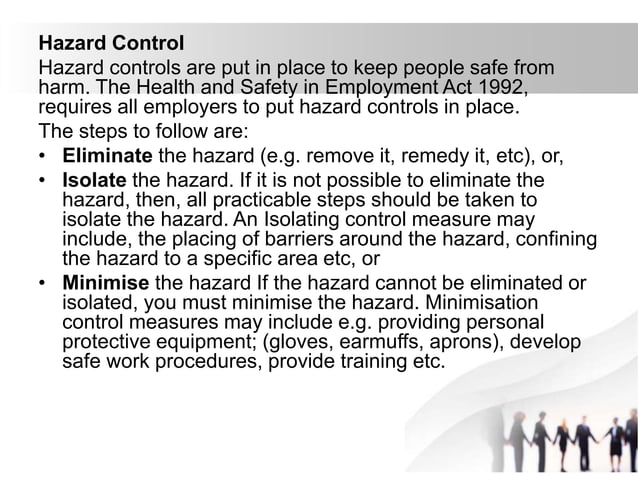Hazard and Risk Management | PPTX
