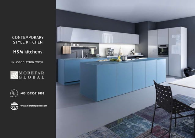 Contemporary Style Kitchen HSM Kitchens in Association with Morefar ...