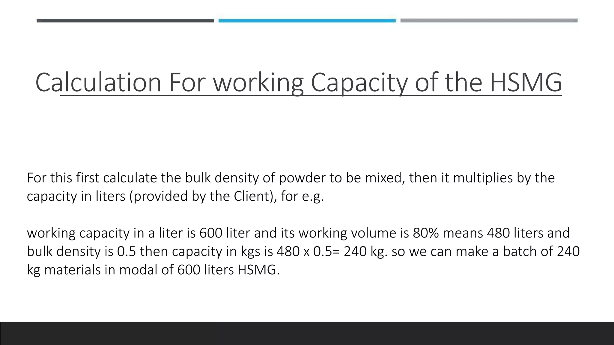 HSMG RMG High Shear Mixer Granulator | PPSX