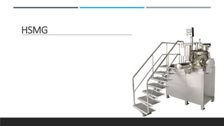 HSMG RMG High Shear Mixer Granulator | PPSX