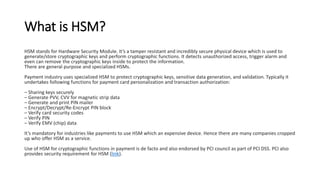 HSM (Hardware Security Module) | PPTX