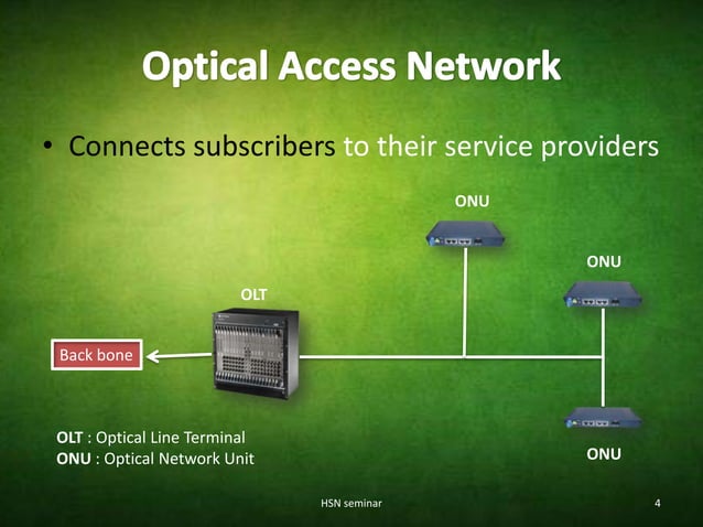 self healing optical access network | PPT