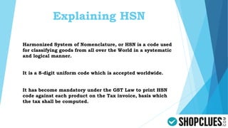 HSN Code merchant | PDF