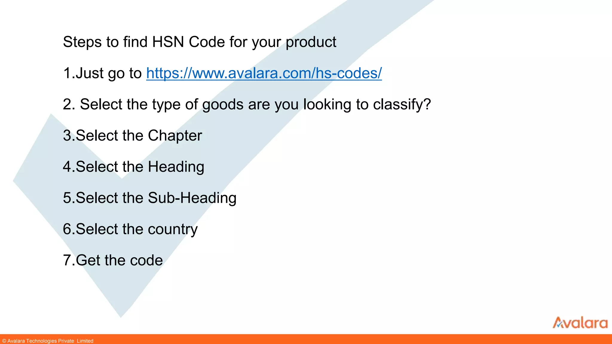 HSN codes for goods and service tax (GST) in india | PPTX