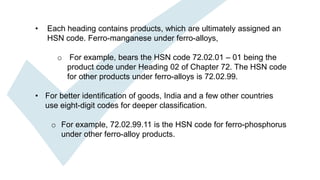 HSN codes for goods and service tax (GST) in india | PPT