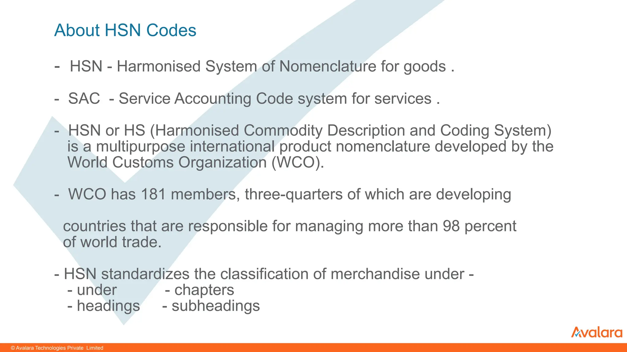PPT on HSN Codes for educational purposes | PPT