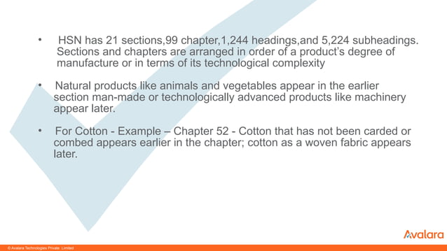 PPT on HSN Codes for educational purposes | PPT