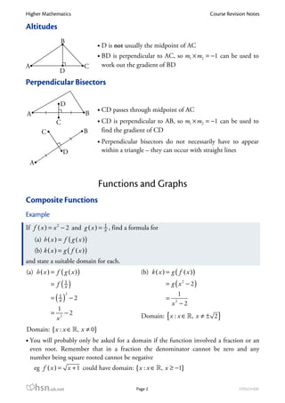 Hsn course revision notes | PDF