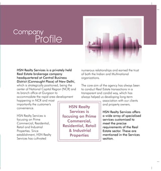 HSN Realty Services, Delhi , Facilitator | PDF