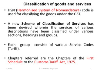 Hsn and sac of gst | PPSX