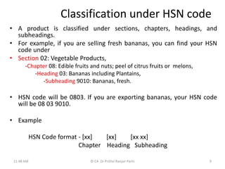 Hsn and sac of gst | PPT