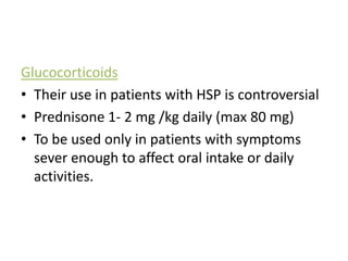Henoch-Schönlein purpura (HSP) | PPTX