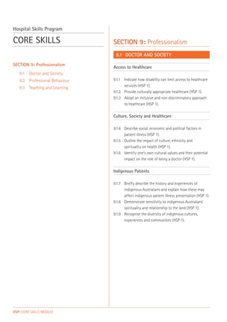 HSP Core Skills Module | PDF