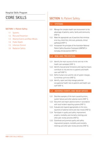HSP Core Skills Module | PDF
