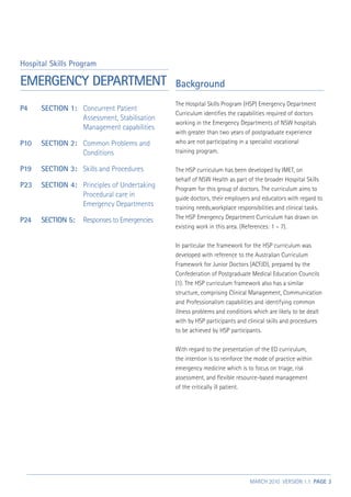 HSP Emergency Department Module | PDF