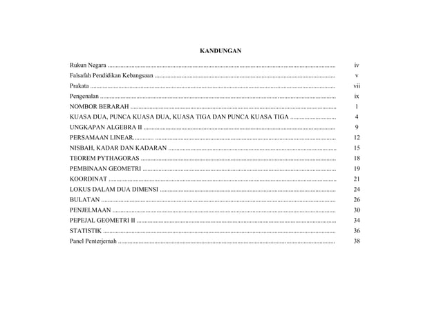 Hsp matematik-tingkatan-2-bm | PPT