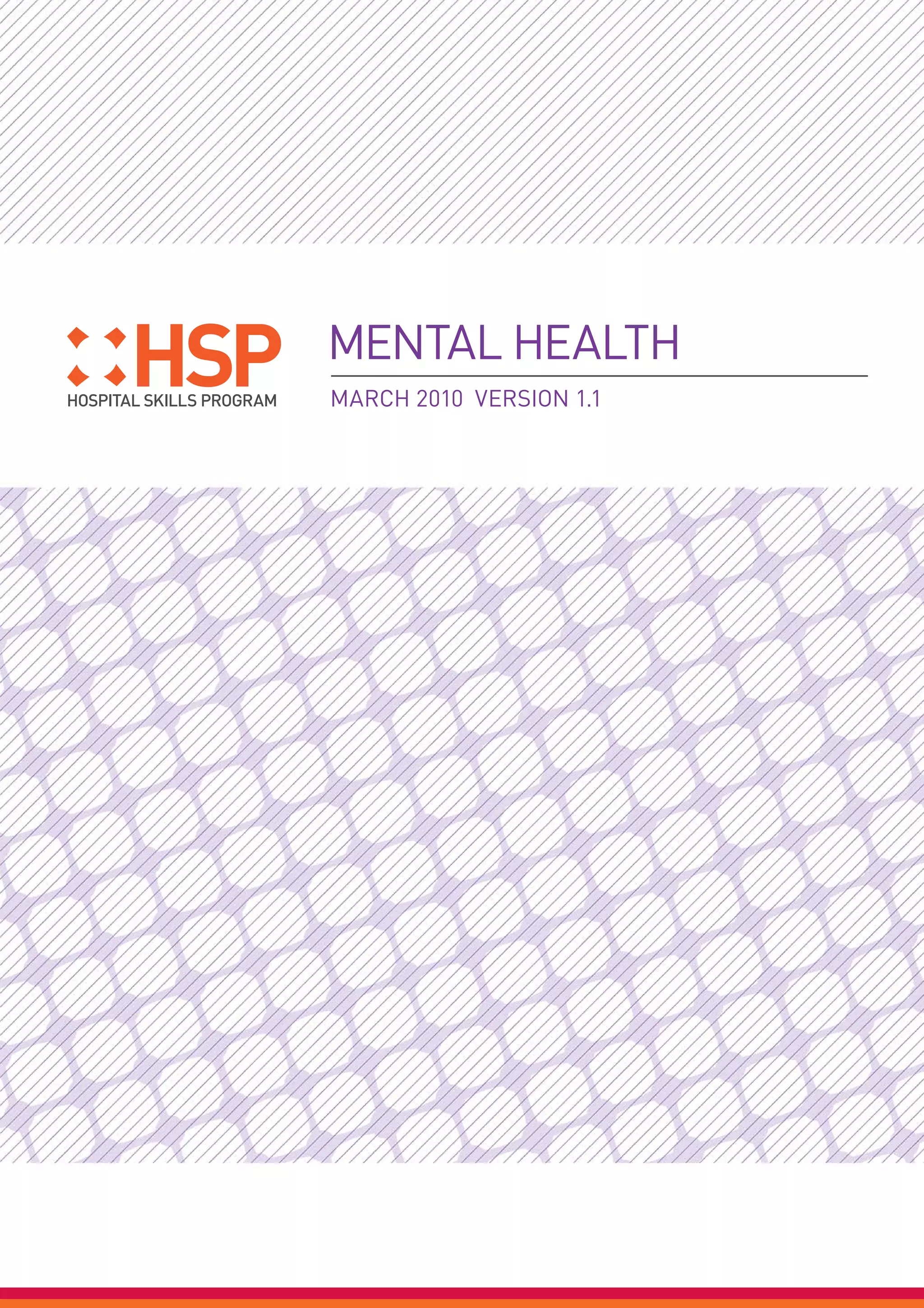 HSP Mental Health Module | PDF