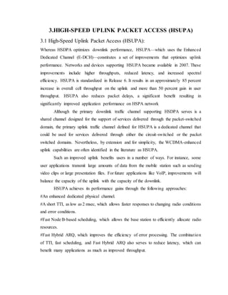 High Speed Packet Access | PDF