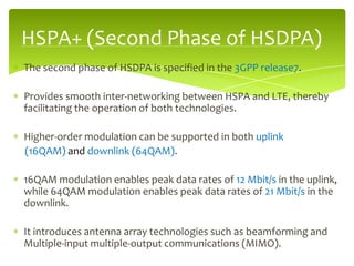 Hspa and hsdpa | PPTX