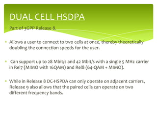 Hspa and hsdpa | PPTX