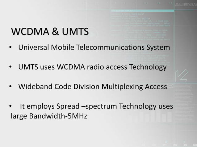 HSPA(High Speed Packet Access) | PPTX