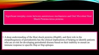 HSP AND PERIODONTIUM in health and disease | PPTX