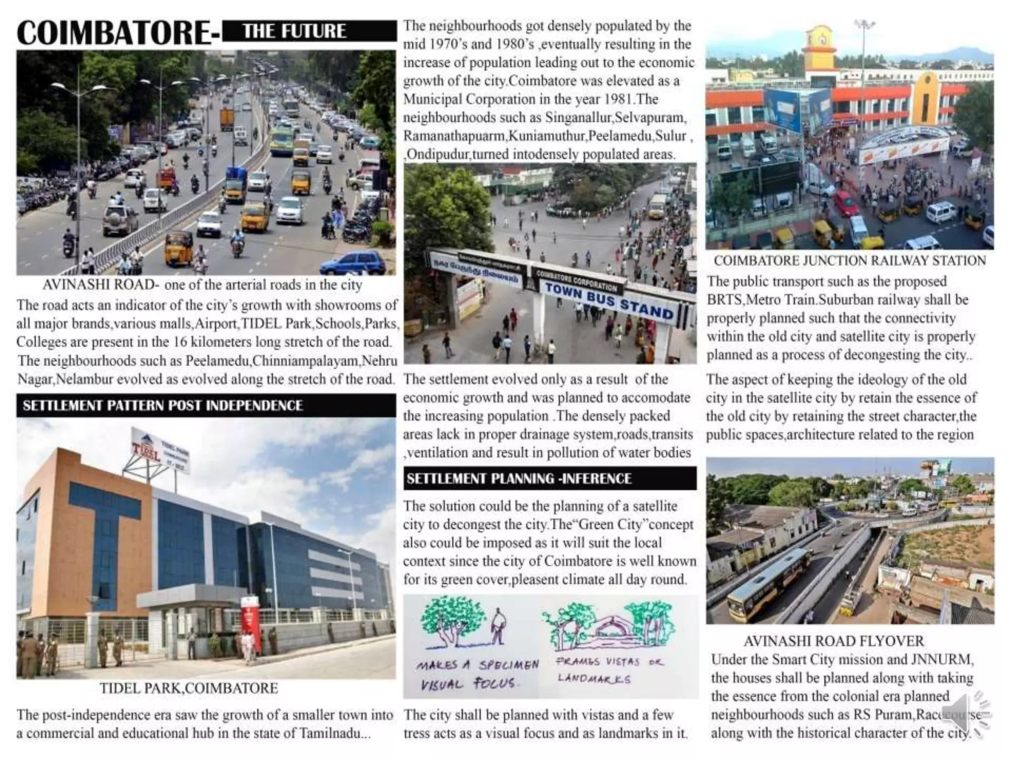 Coimbatore - Urban Settlement and Planning | PPTX
