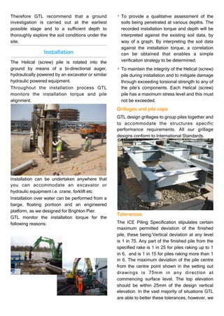 Helical Pile e-brochure | PDF