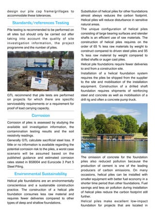 Helical Pile e-brochure | PDF