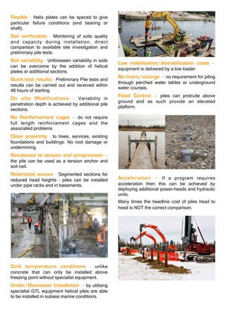 Helical Pile e-brochure | PDF