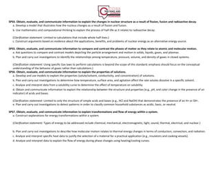 Hs physical science-standards-2018-2019 | PDF