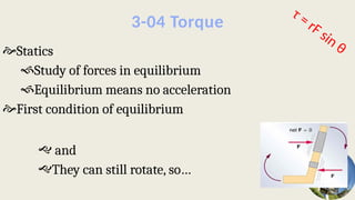 Uniform Circular Motion and Torque class | PPTX